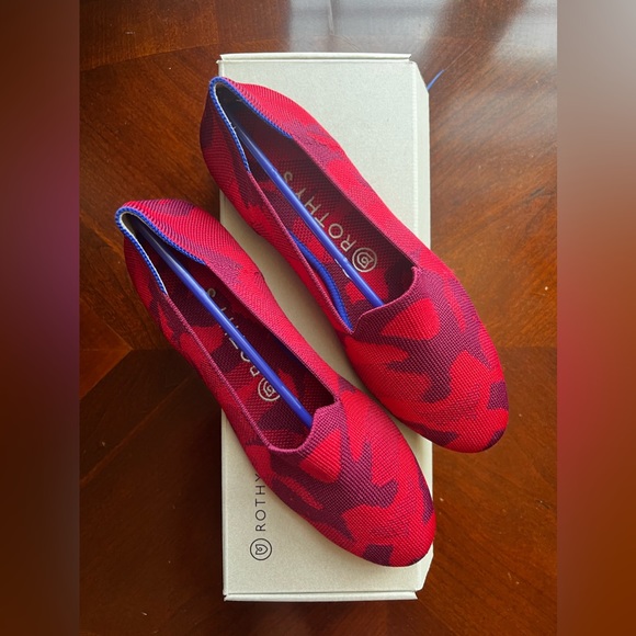 Rothy's | Shoes | Rothys Red Camo Loafers 85 Original Packaging ...